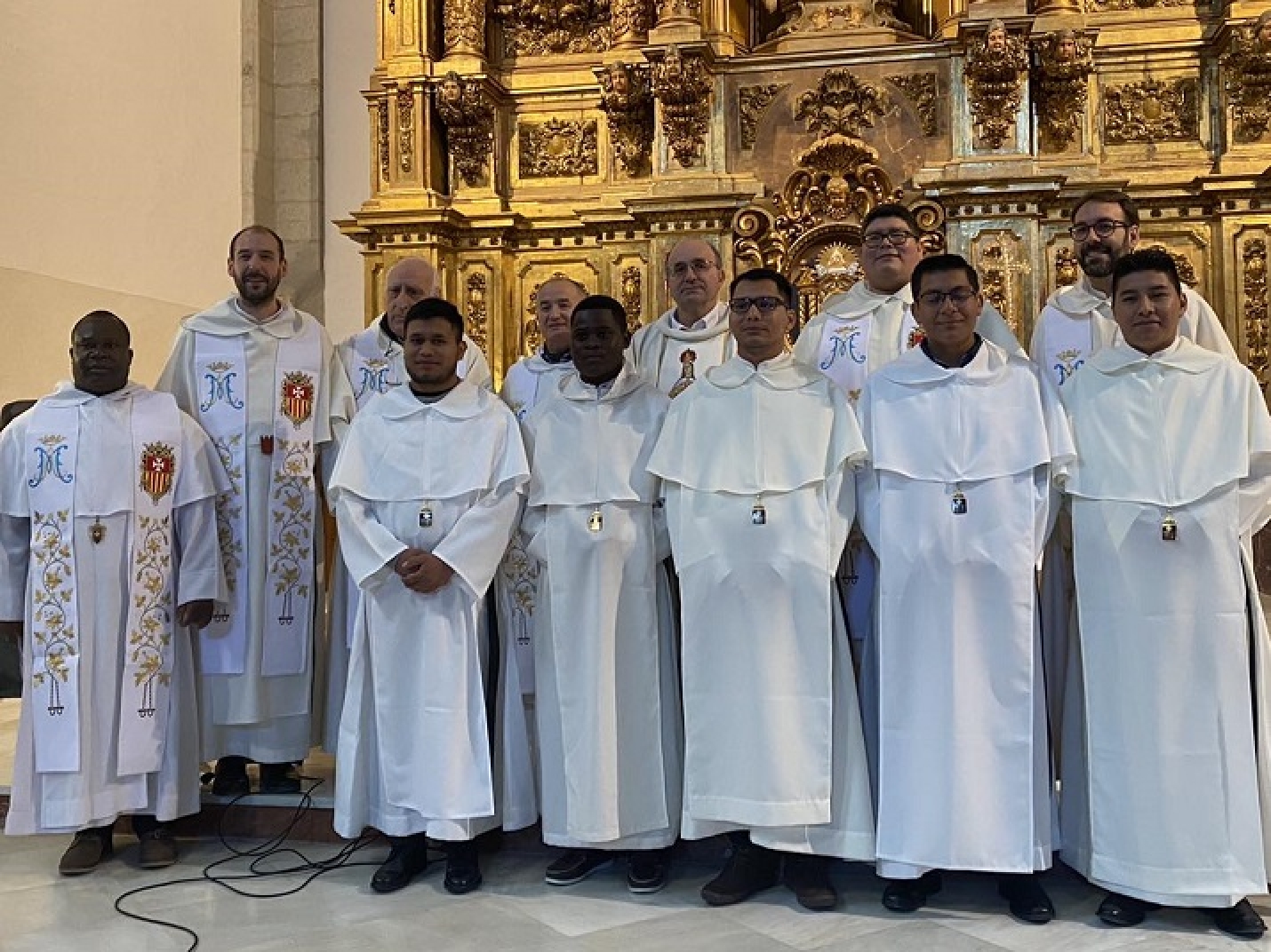 Inicio de noviciado y toma de hábito de siete novicios mercedarios ...